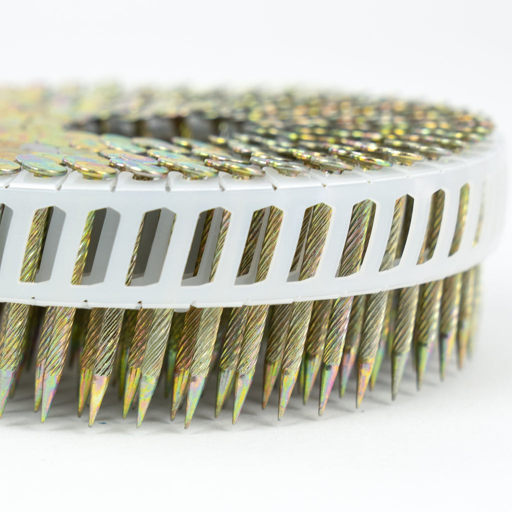 15° PLASTIC COLLATED HARDENED BALLISTIC POINT COIL NAILS – AGrade ...