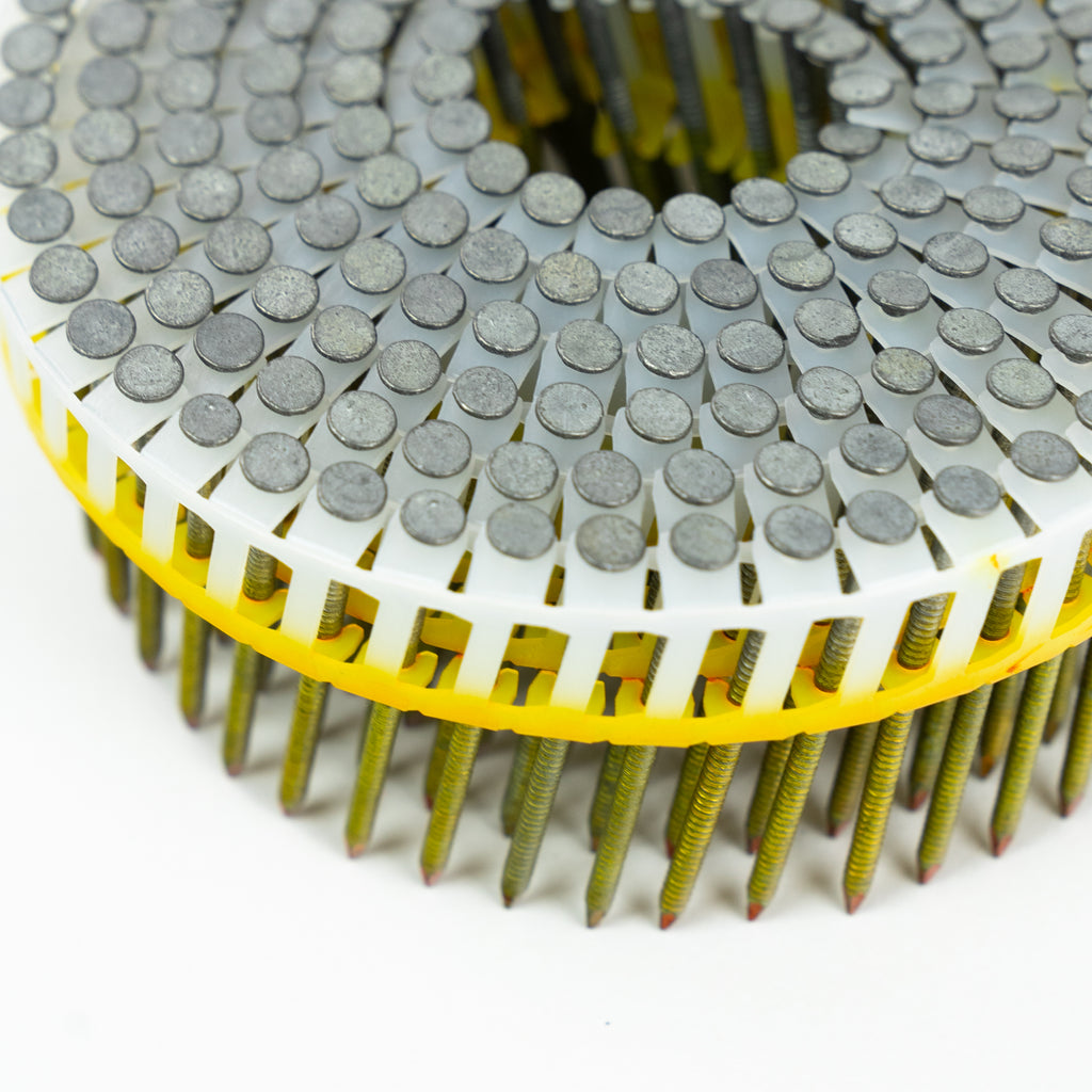 15° PLASTIC COLLATED NAILS - ROUND HEAD (WEATHERBOARD/CLADDING ...