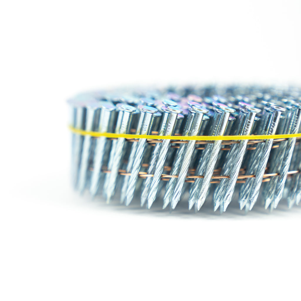 15° WIRE COLLATED HARDENED COIL NAILS - SCREW SHANK – AGrade Fasteners ...