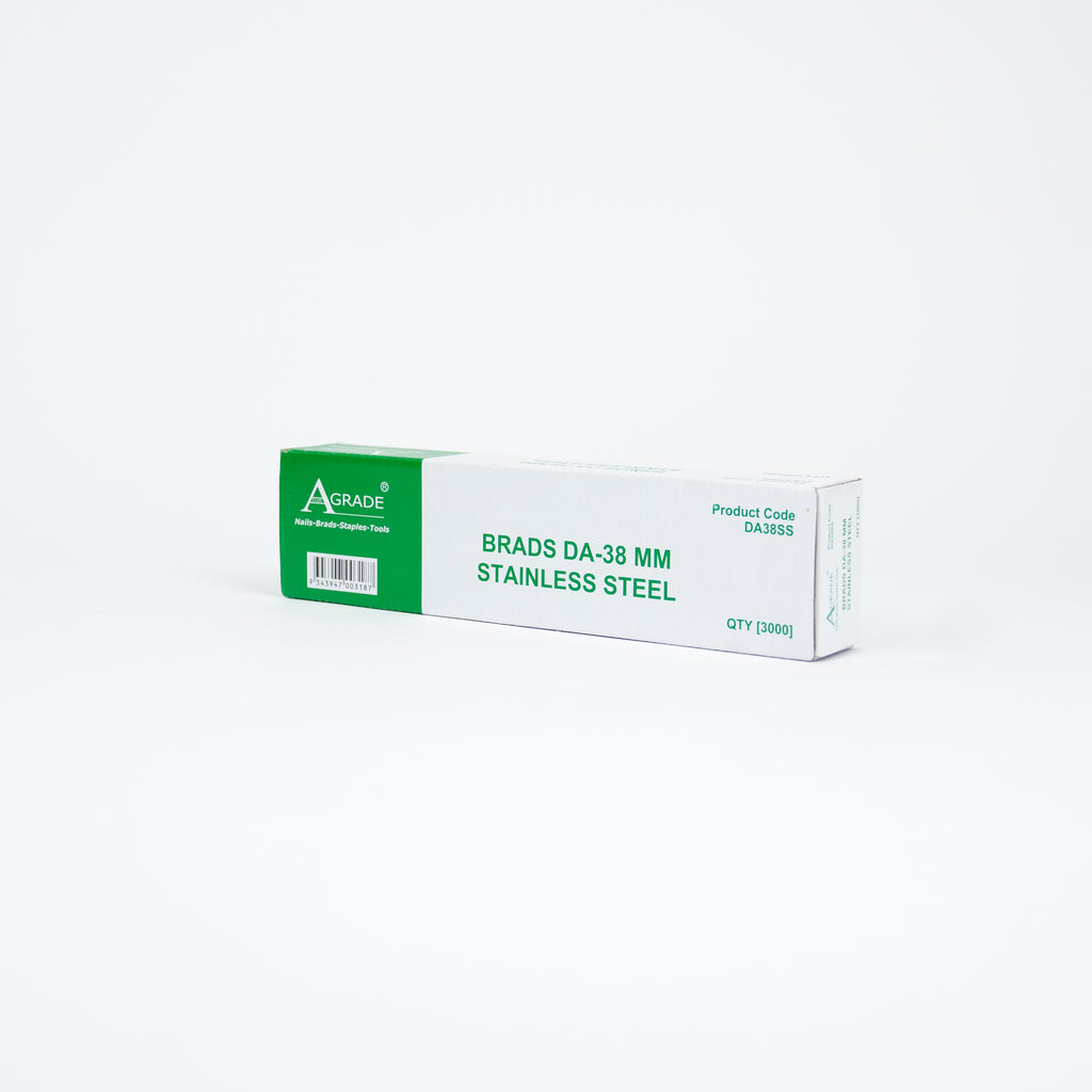 DA BRADS - STAINLESS STEEL – AGrade Fasteners | Nails, Brads, Staples ...