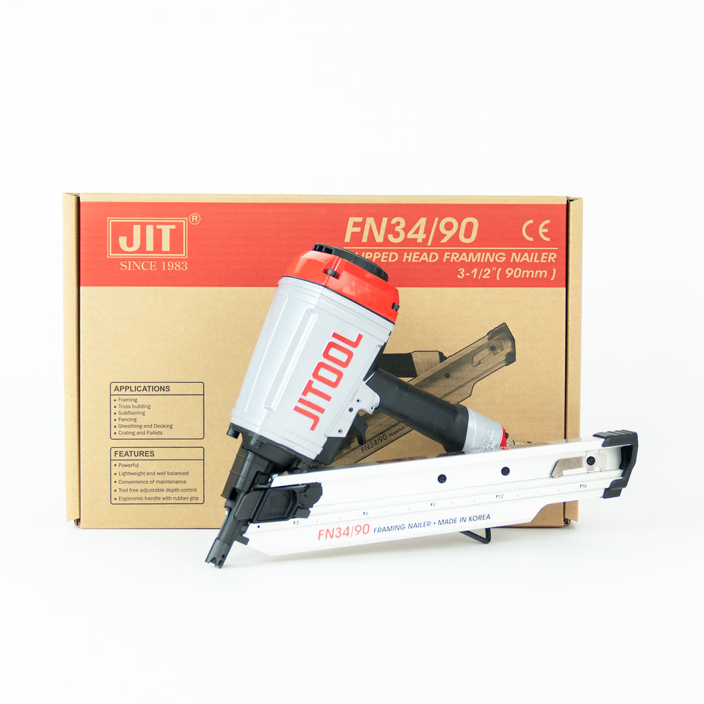 FN34/90 34° Degree FRAMING NAILER 50-90mm | 34 Degree Clipped Head ...